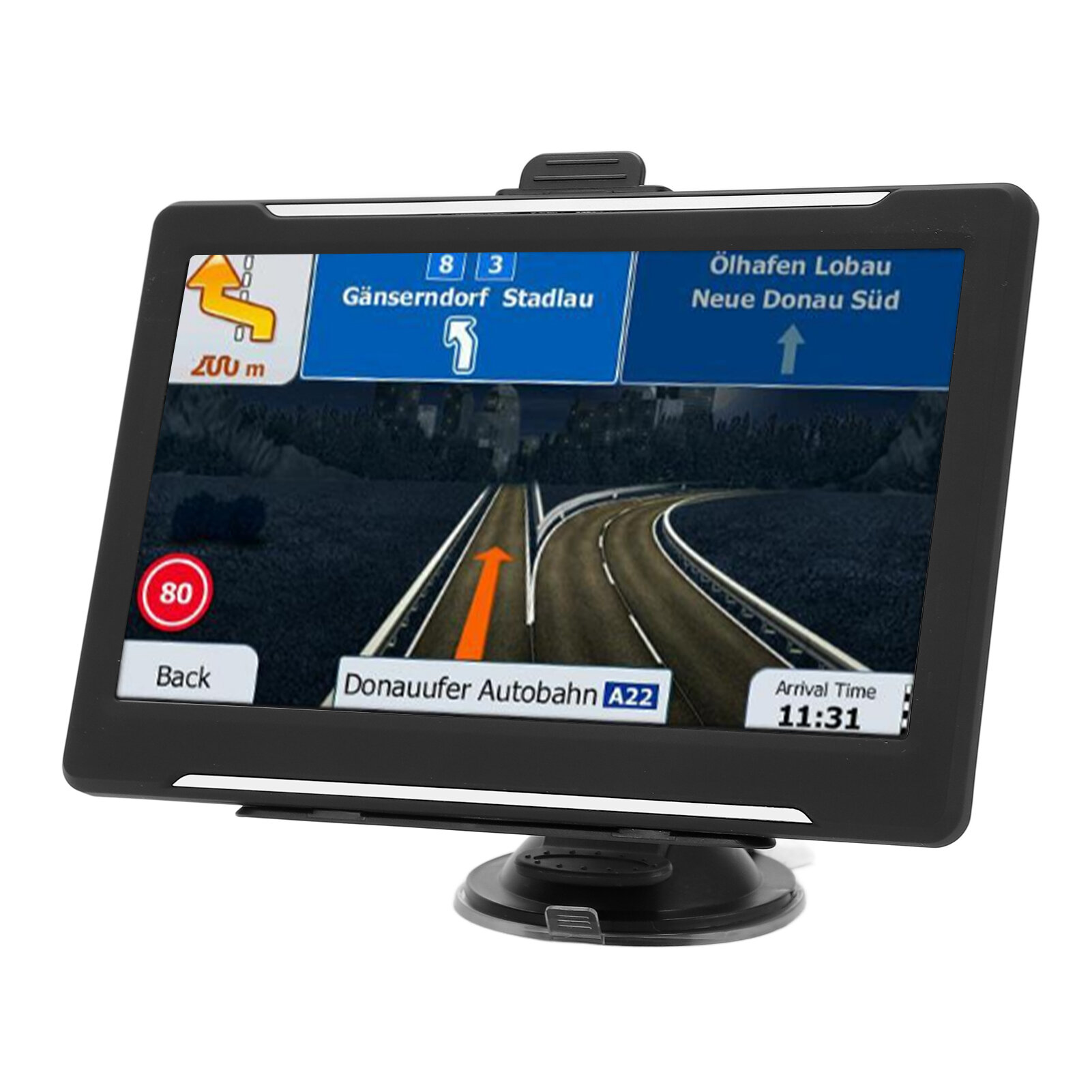 GPS Навигация с экраном 7 дюймов, 8 ГБ, 256 МБ для автомобиля, грузовика и фур, универсальная модель