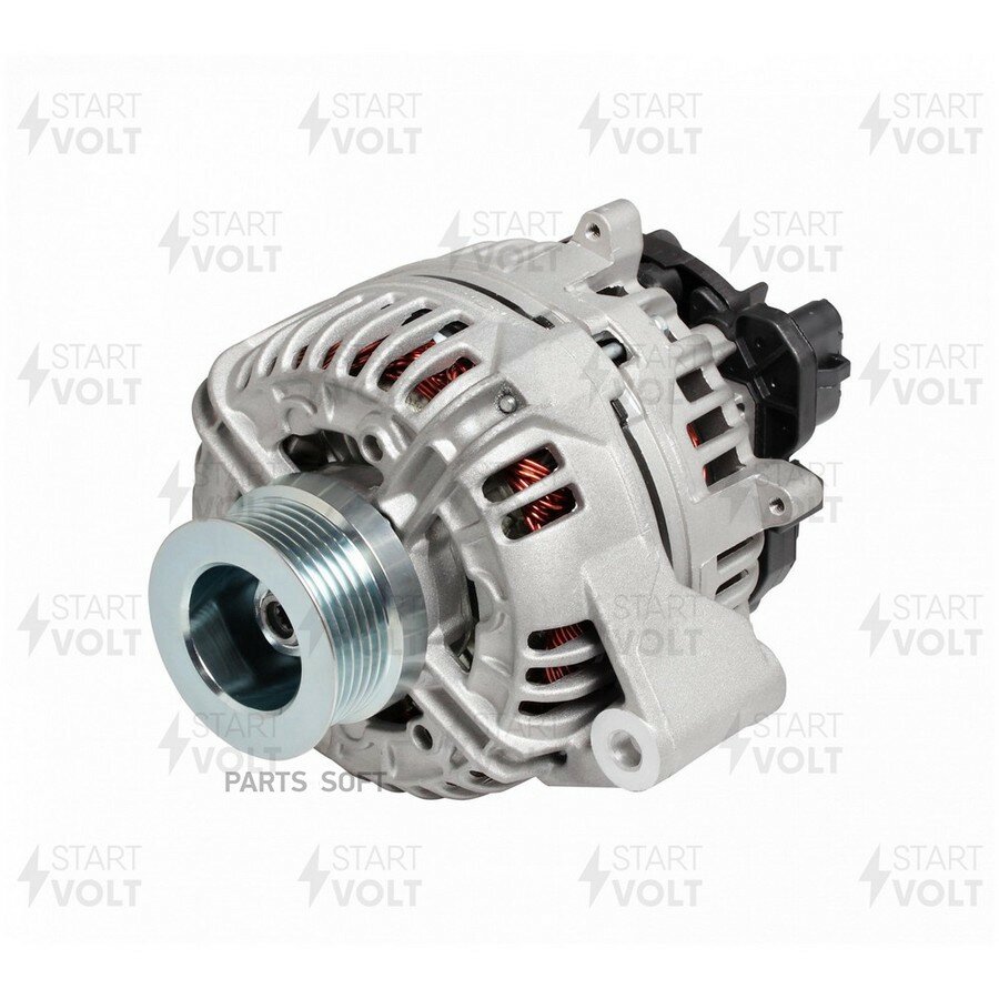 Генератор для а/м КАМАЗ с дв. 740.60/740.61 Евро-3/740.37 Евро-2 (5PIN) 80A (LG 1704) от официального дистрибьютора, STARTVOLT, артикул LG1704