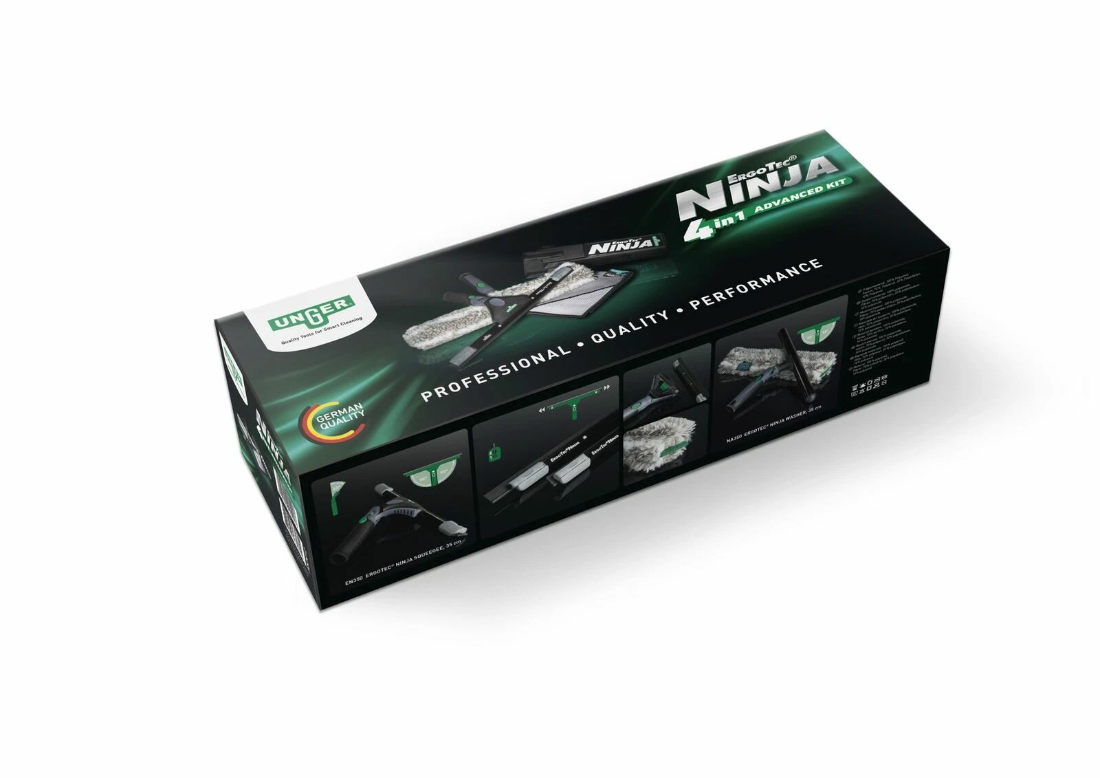 Набор для окон Unger ErgoTec Ninja 4в1