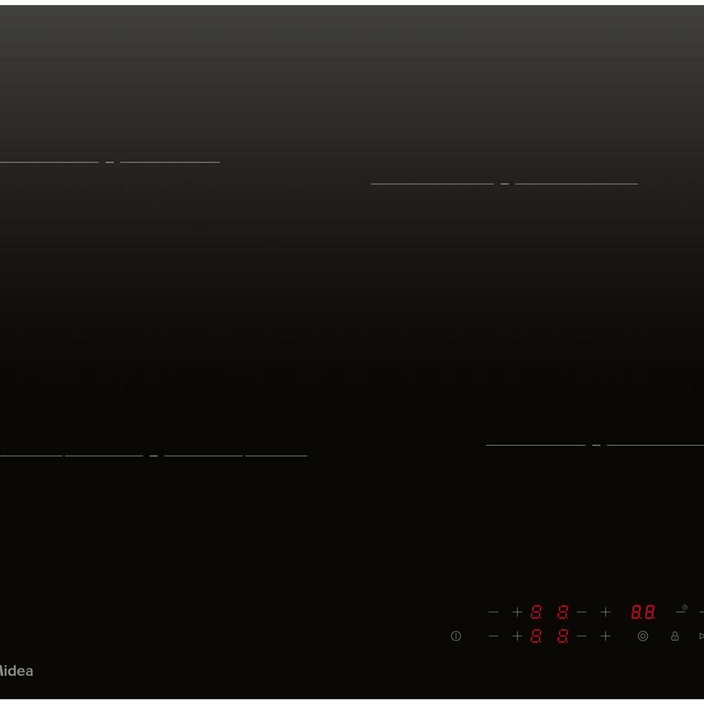 Электрическая варочная панель Midea MCH64302 52 см 4 конфорки цвет черный