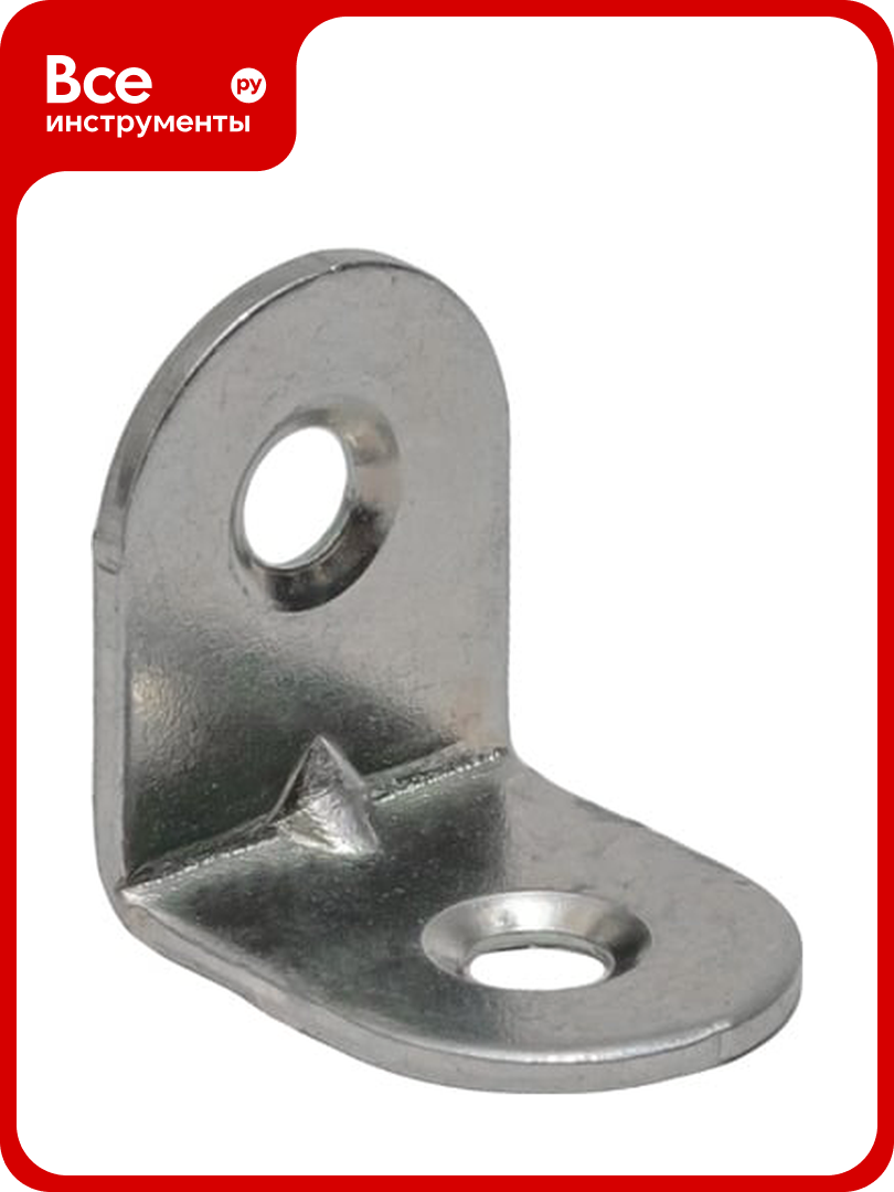 Мебельный кронштейн креп-комп 20х20 мм оцинкованый 71-2-202