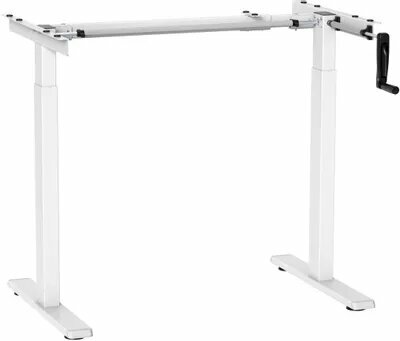 Подстолье Cactus CS-MDF-WT белый черный каркас белый 133x118x60см