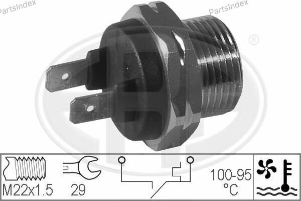 Датчик, включение вентилятора OPEL KADET, OMEGA A, ERA 330168