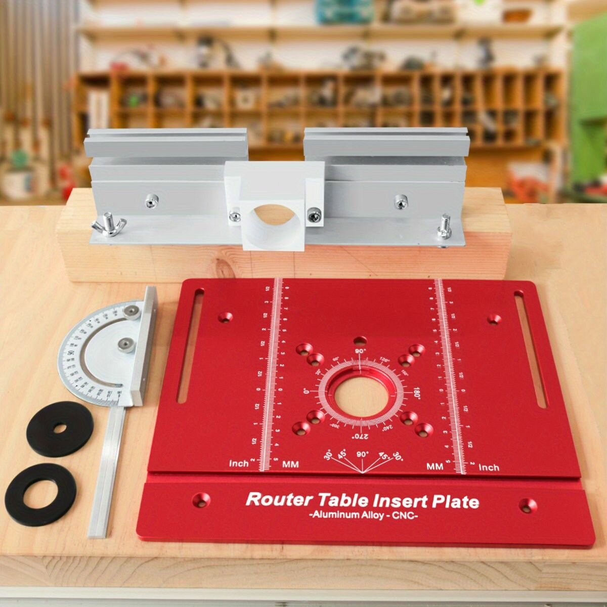 Новая версия фрезерного стола из алюминиевого сплава С8, с нанесением шкалы, метрическим и имперским штрихом