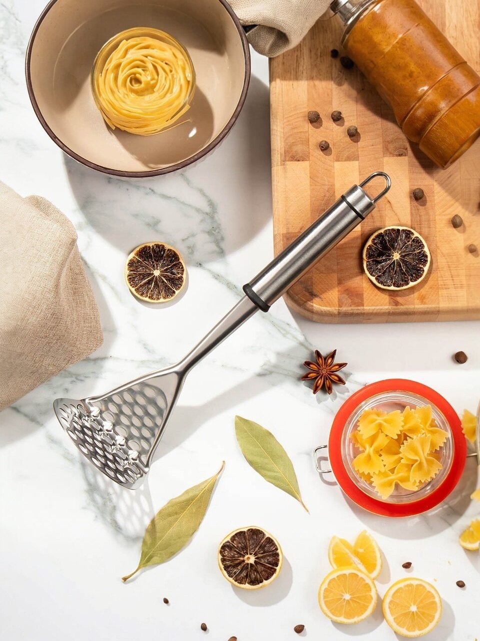 Картофелемялка нержавеющая сталь, Daniks, Стандарт, YW-KT006B-1/D-002