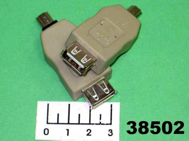 Переходник USB A гнездо/mini USB 5pin