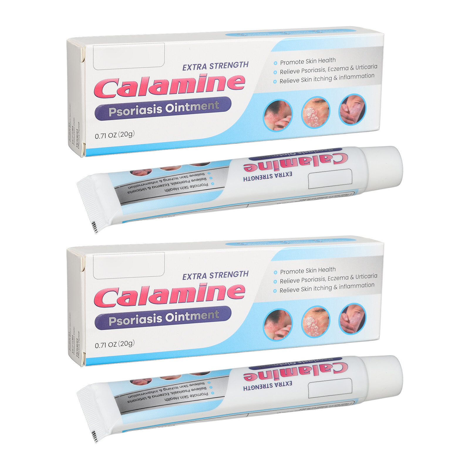 2 шт. 20 г мази против зуда, снимающей зуд и успокаивающей потрескавшуюся кожу, увлажняющий крем от псориаза с каламином