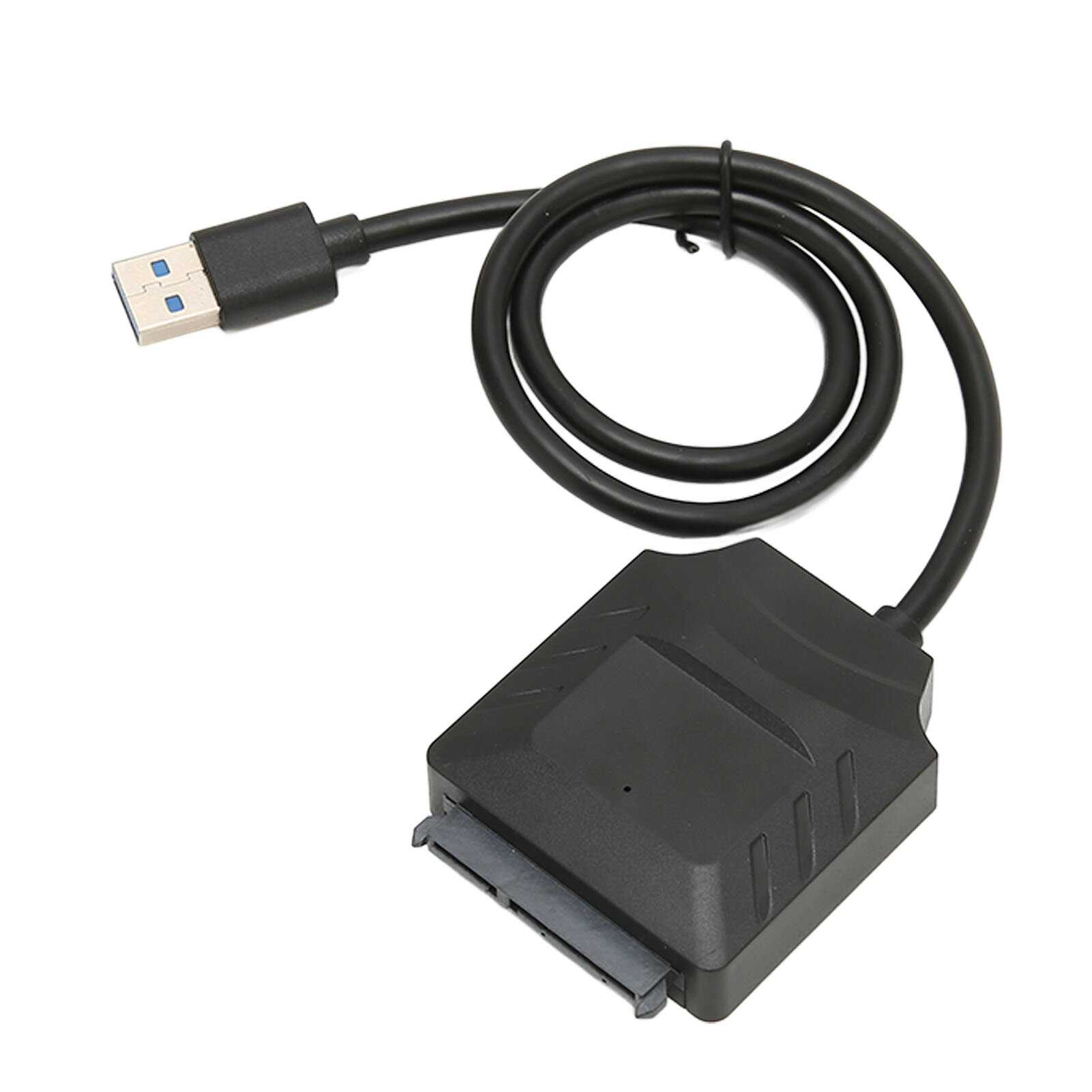 Кабель SATA-USB с поддержкой UASP, горячей замены, скоростью 5 Гбит/с. Конвертер USB 3.0 в SATA для передачи данных с HDD размером 2,5 и 3,5 дюйма. Подходит для офисного использования.