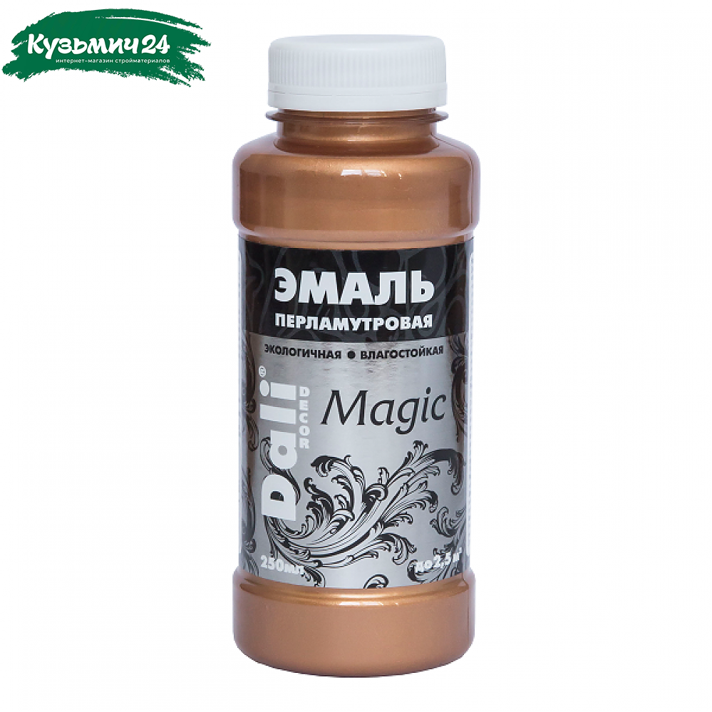 Эмаль DALI-DECOR MAQIC перламутровая Медь 0,25 л