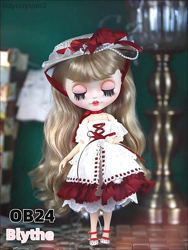 Шарнирная кукла OB24 Блайз "Blythe" 30см 1/6 Дизайнерский макияж