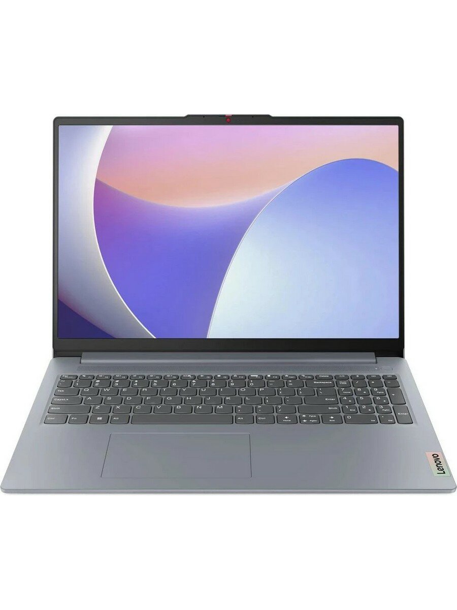 Ноутбук 15.6" IPS FHD LENOVO IdeaPad Slim 3 15AMN8 grey (AMD Ryzen 5 7520U/16Gb/512Gb SSD/VGA int/noOS) (82XQ00JPRK)