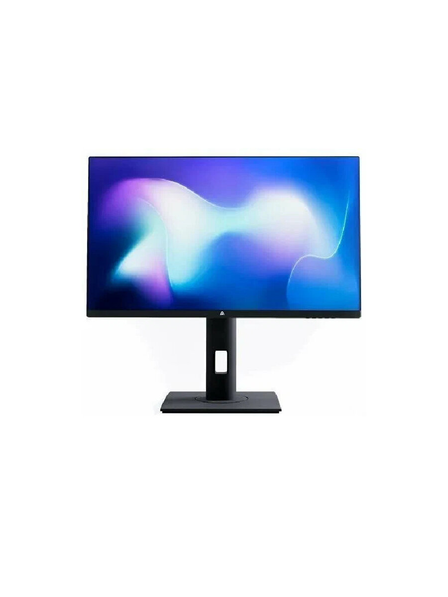 Монитор 23.8" руслан М27/75/1080 IPS 1920x1080, 75 Гц, 3 мс, 16:9, 300 кд/м², HDMI, DP, VGA, 3.5 Jack, динамики (2x3 Вт), черный