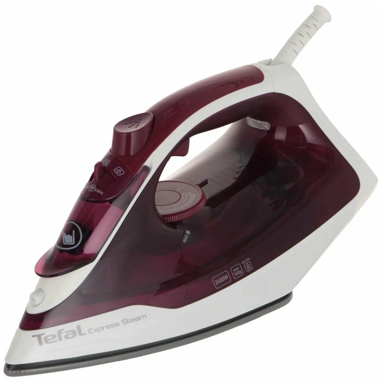 Утюг Tefal FV2835 Express steam, фиолетовый/белый, 2400 Вт, автоматический,