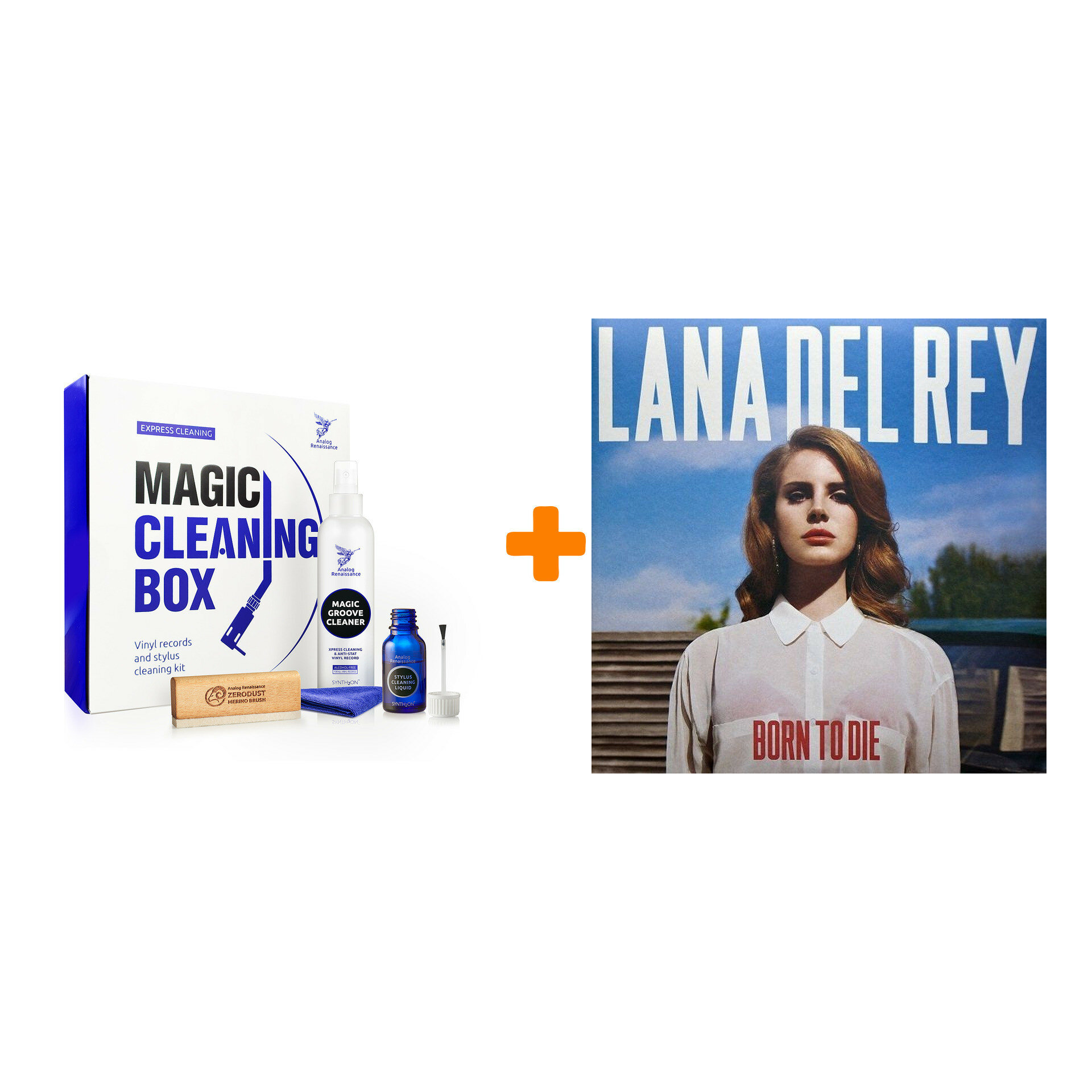Del Rey Lana Born To Die 2LP + Набор по уходу за винилом Magic Cleaning Box