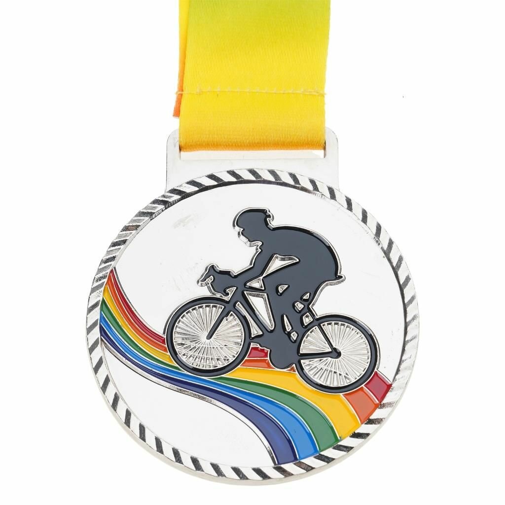Золотая, Серебряная и Бронзовая Памятные Медали Марафона По Велоспорту На Играх-Cycling Silver