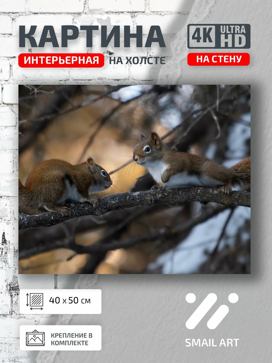 Картина на холсте интерьерная 40 на 50 на стену Лес Landscape для спальни пейзаж интерьер