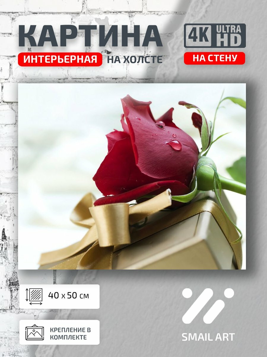 Картина на холсте интерьерная 40 на 50 на стену Подарок Mood для кабинета атмосфера декор