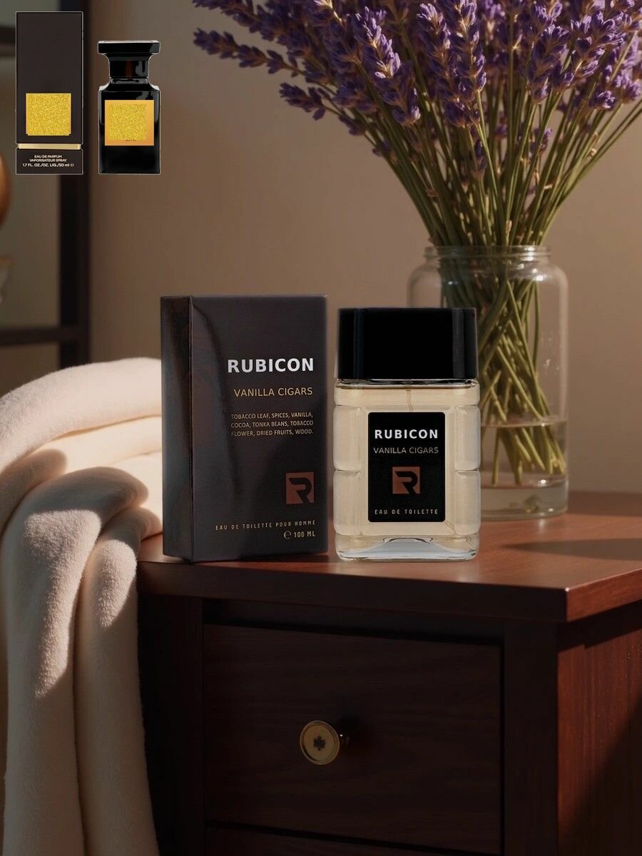 Delta parfum (Red Label). Туалетная вода мужская Rubicon Vanilla Cigars, 100мл.