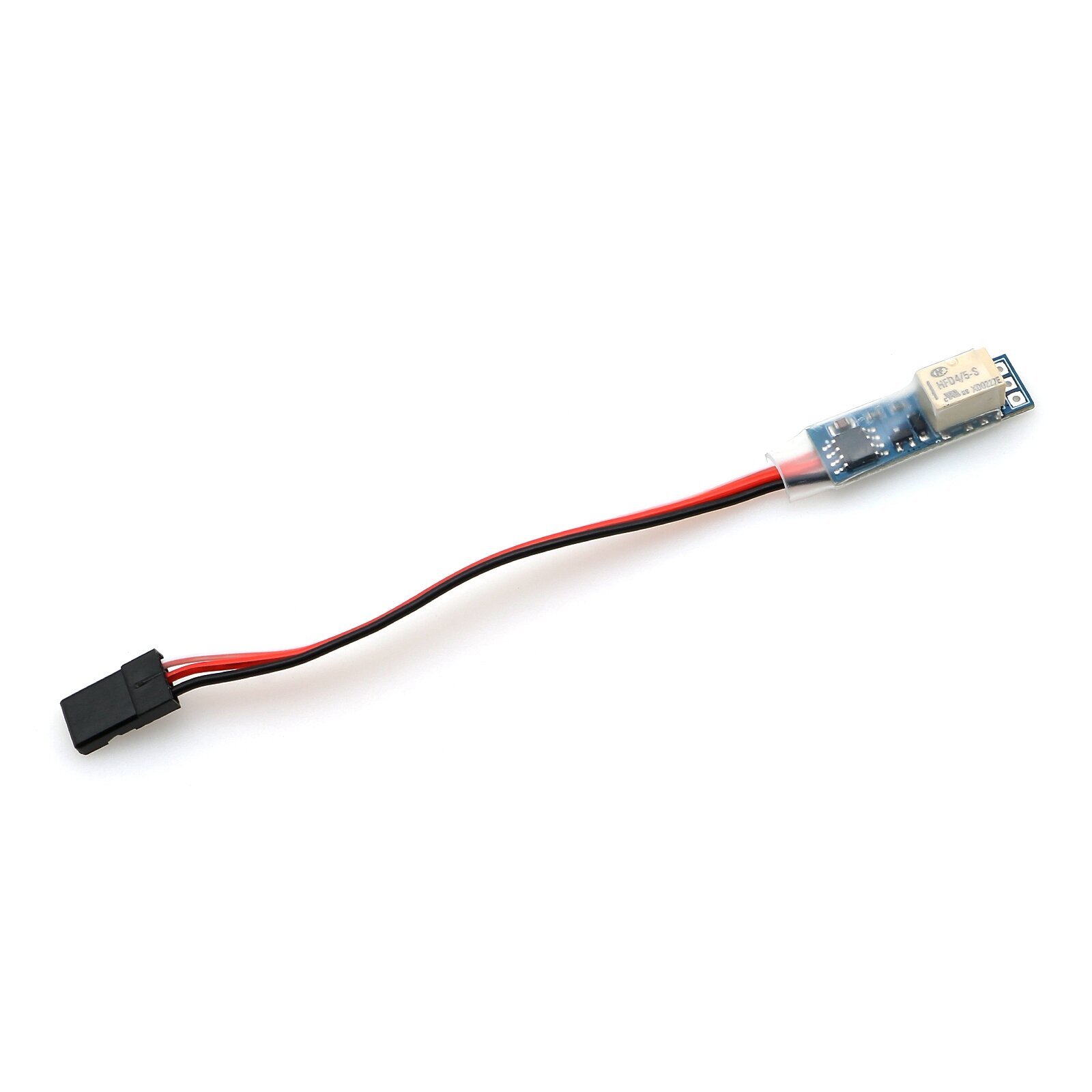 Модуль электронного контроллера реле PWM 30V 2A черного и красного цвета для DIY Универсальный выключатель для запчастей дрона, самолета FPV дистанционного управления Размер материнской платы 29*9*8 мм Размер реле 10*6.5*5.4 мм Вес 3.3г