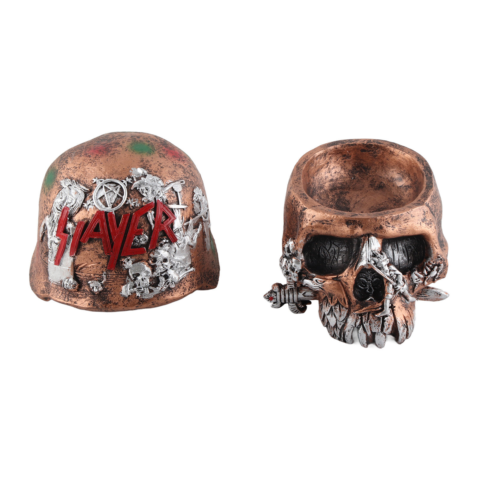 Коробка с черепом, поделки из смолы, шкатулка для безделушек с черепом, необычный домашний орнамент, домашний и уличный декор