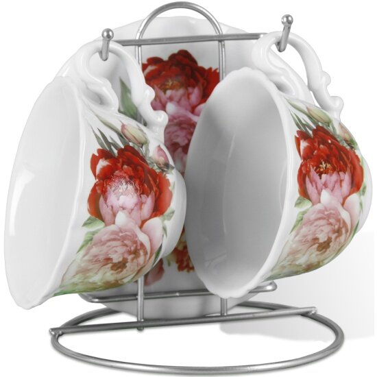 Чайный набор Pomi D'oro 5 предметов, на 2 персоны, фарфор (P115149)