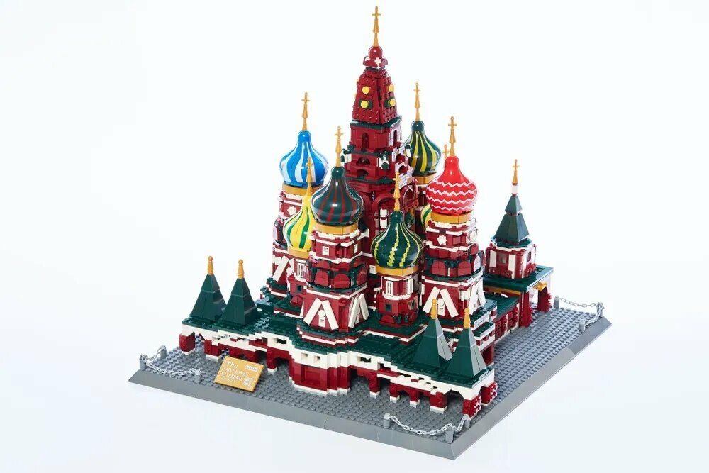 Конструктор Wange Храм Василия Блаженного, 3213 эл.