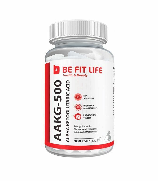 AAKG (180капс/500мг) (BE FIT LIFE)