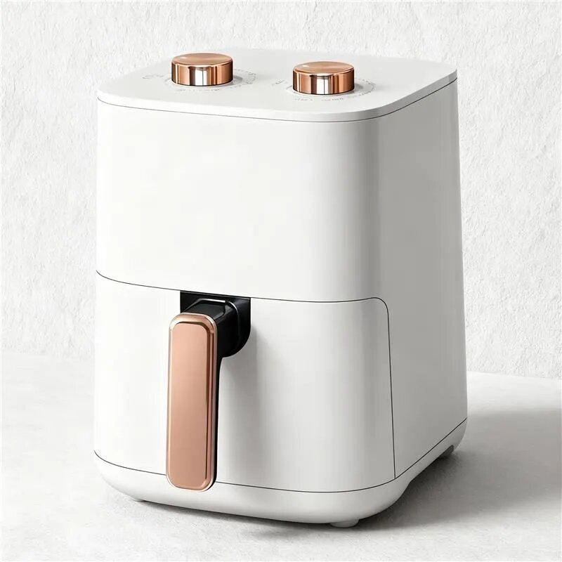 Фритюрница воздушная, 6 л, 1200 Вт, механическое управление, прозрачная крышка, антипригарное покрытие, для семьи