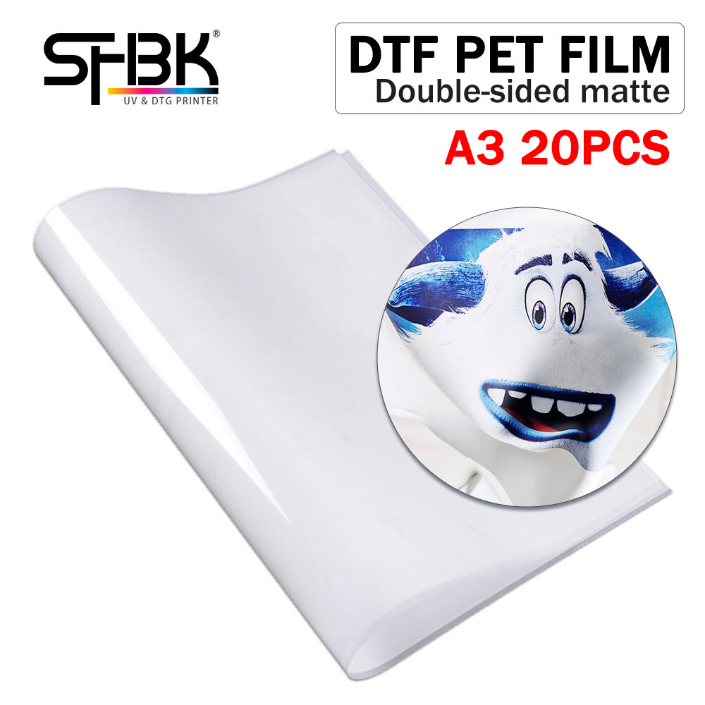 100 листов A3 DTF PET пленки для A3 A2 L1800 R1390 P400 R2880 L18050 оригинальная сборка DTF принтера белая трансферная краска