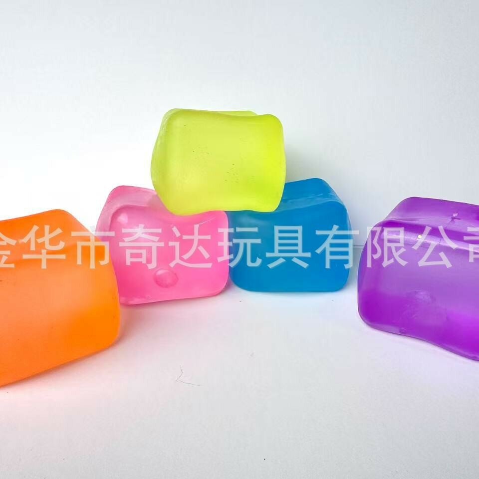 Хит продаж: трансграничные мягкие игрушки-антистресс в форме кубиков (вода, мальтоза, мука, лед) для снятия стресса,