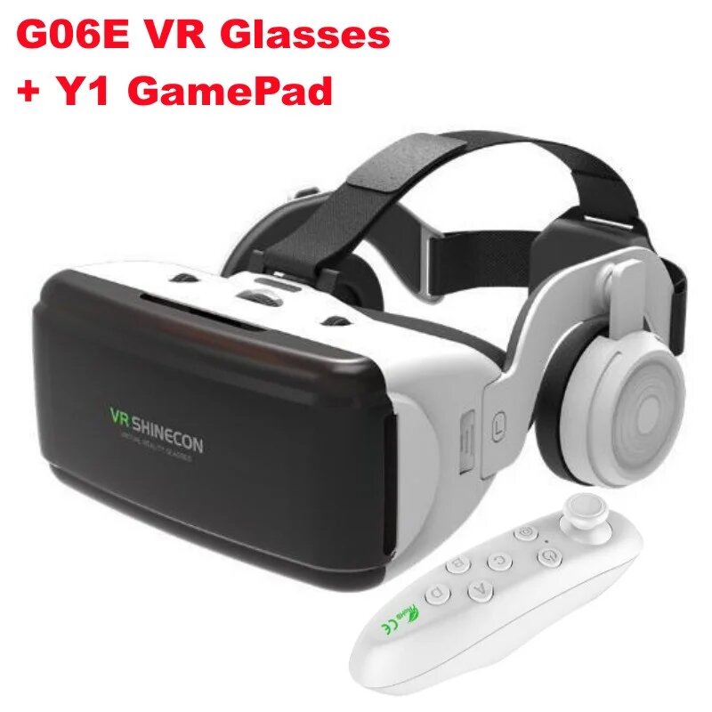 G06E VR-очки виртуальной реальности IMAX HD 3D-очки Google Cardboard Box Стерео VR-гарнитура для телефона IOS Android, поддержка геймпада