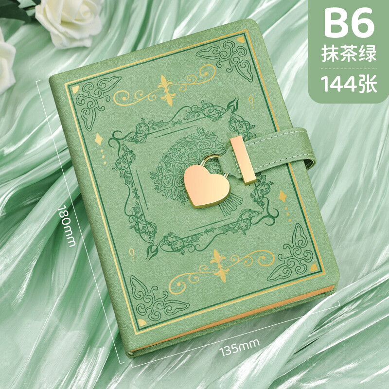 Записная книжка с паролем в подарок на день рождения, блокнот в форме сердца с замком для пароля, простой дневник, книга паролей