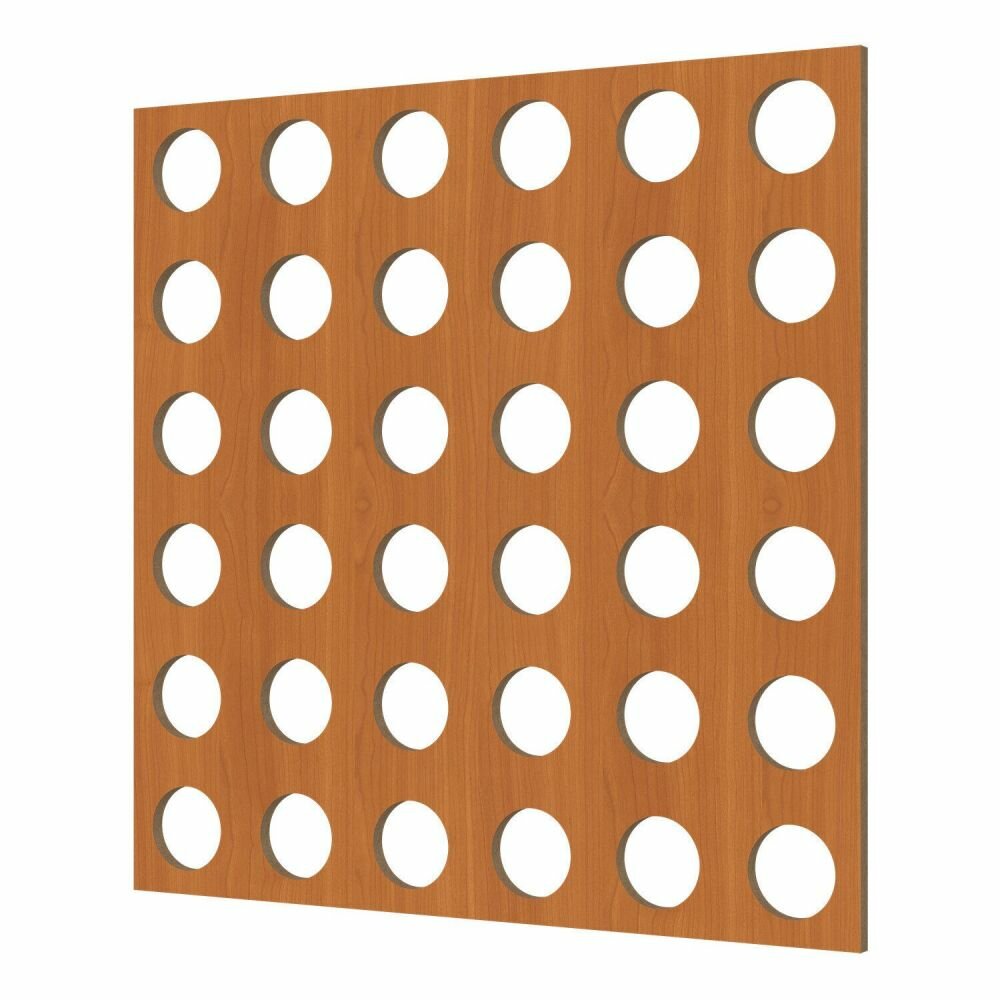 Перфорированная Панель Cosca Форо 16 ХДФ Вишня В600хШ1200 мм / Коска.