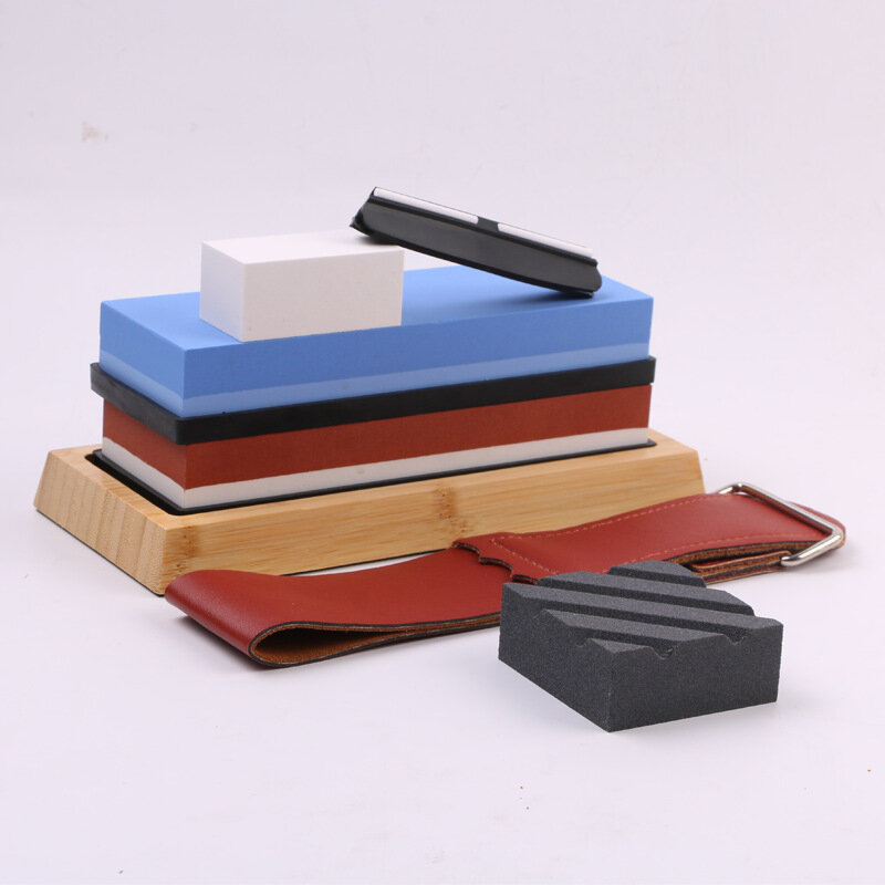 Белый корундовый двусторонний точильный камень Ren Yuan, мелкое шлифование, масляный камень, набор для кухни, аксессуары для точильного камня, оптовая продажа