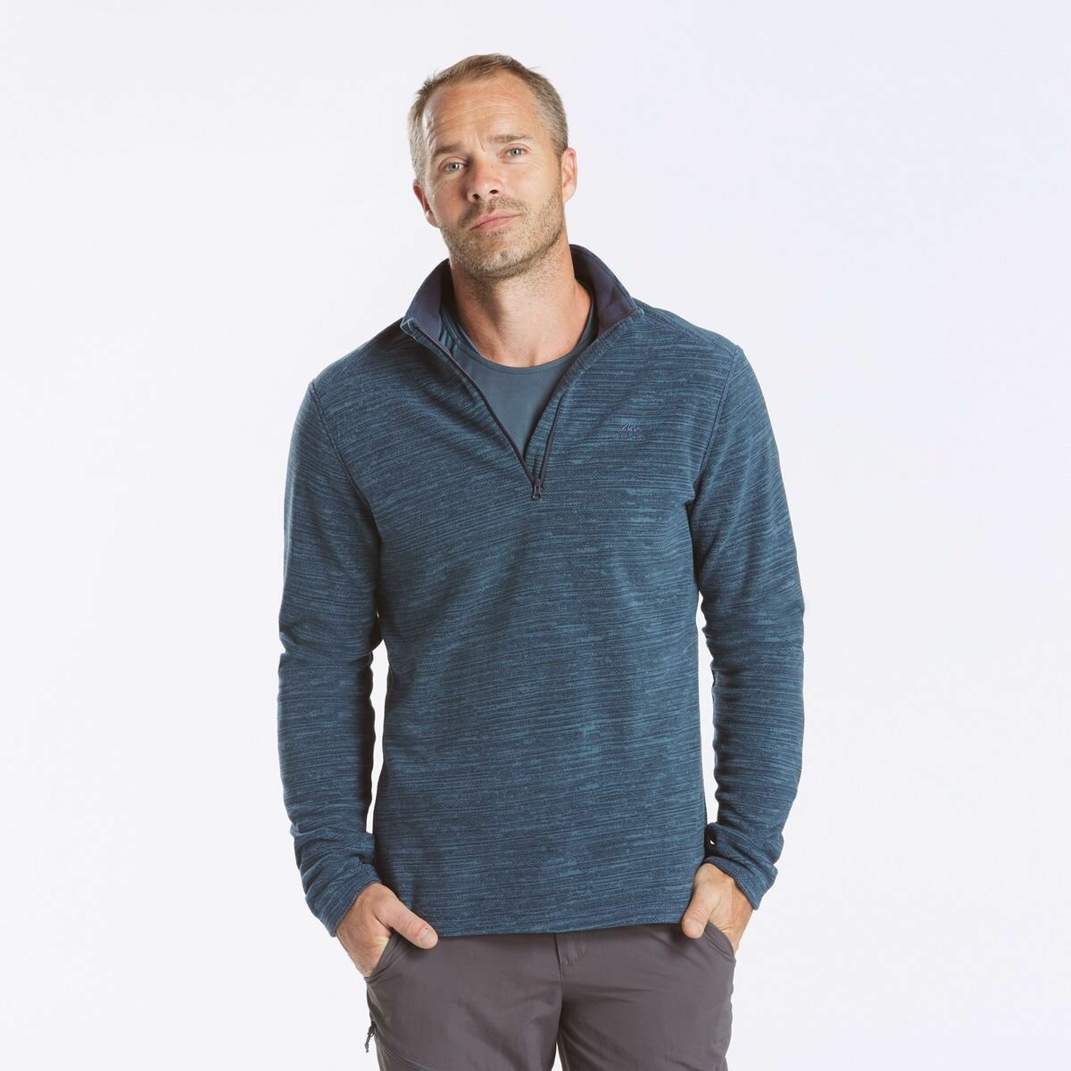 Теплая флисовая куртка Decathlon, уличная флисовая куртка, спортивная свободная толстовка для мужчин, флисовая куртка, внутренняя куртка для женщин ODT1