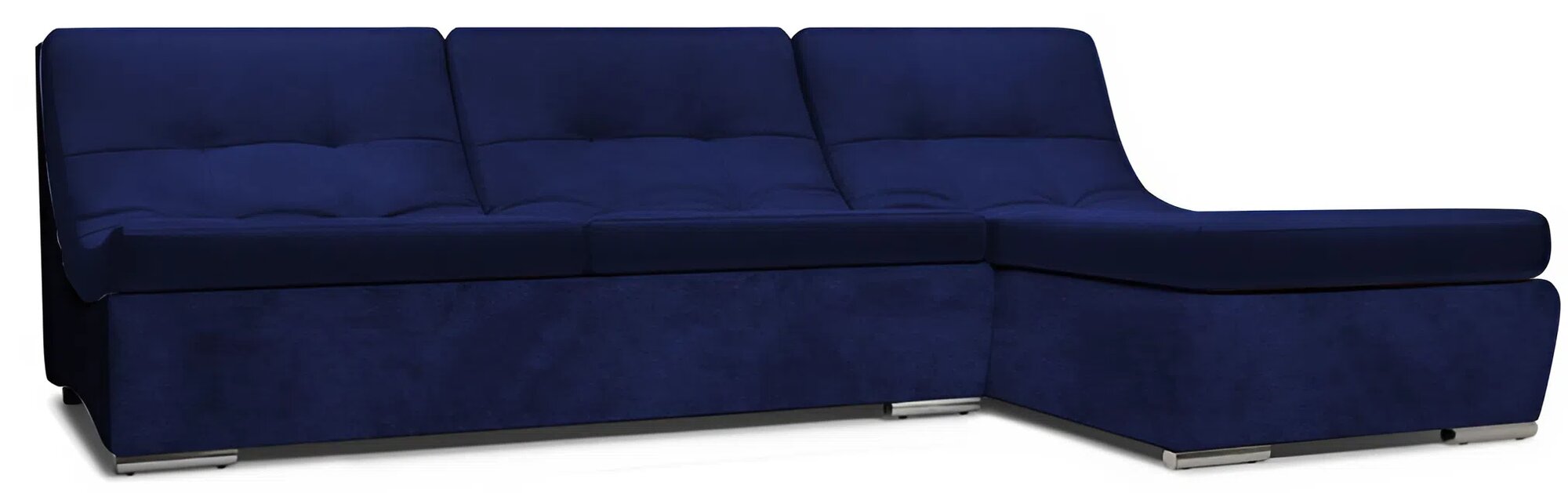 POOH Диван угловой модульный Монреаль (Релакс) Midnight, нераскладной