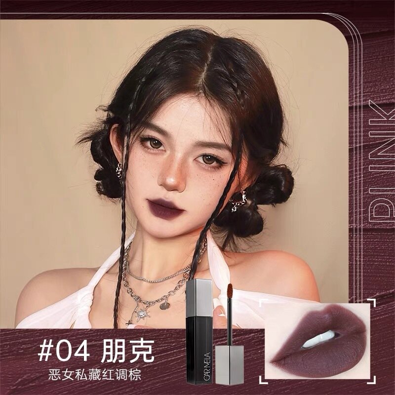 Губная помада Carmela, матовая, губная грязь, блеск для губ, долговечный цвет, натуральный, рекомендуется для начинающих, аутентичный опт