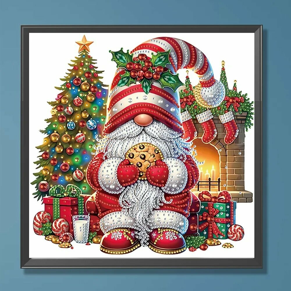 Рождественская алмазная мозаика 5D DIY, Кристалл особой формы, набор для частичной алмазной росписи, Домашний декор