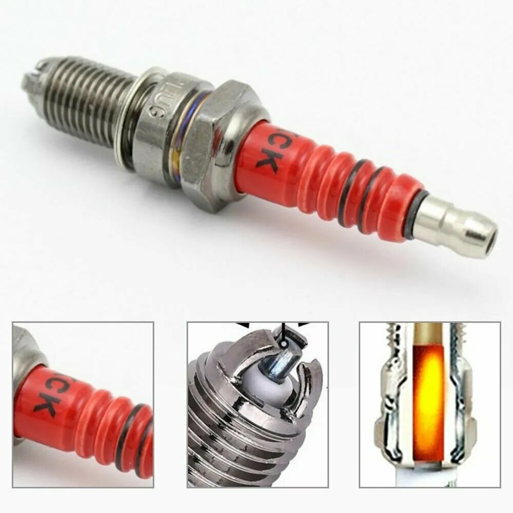 1шт Spark D8TC для CG 125 150 200cc CF250 Мотоцикл Скутер для Квадроциклов ATV