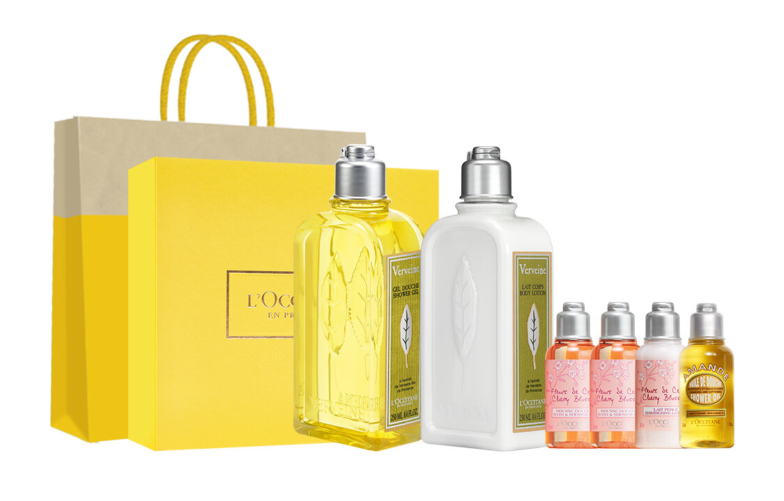 Набор для ухода за телом унисекс LOCCITANE с ароматом цветущей вишни, Limited Edition Box