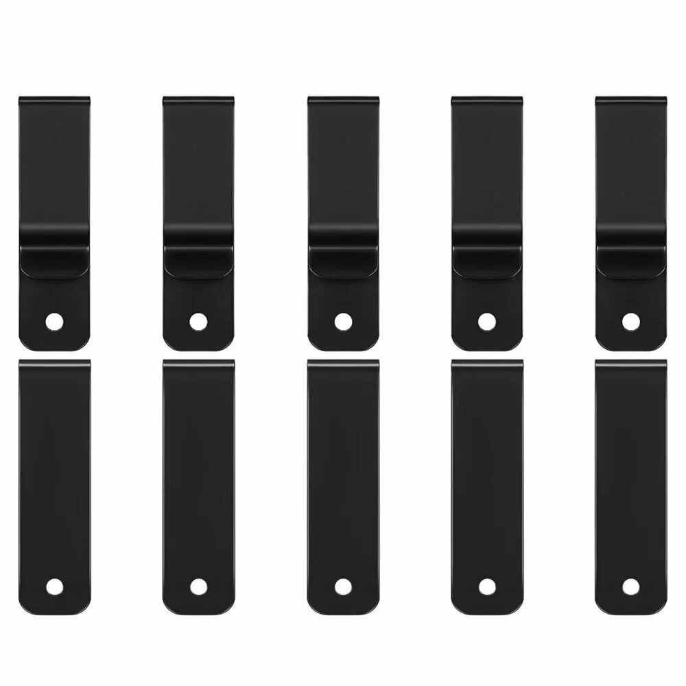 10 металлических ремней и кобурных клипс с пружинной пряжкой на одно отверстие