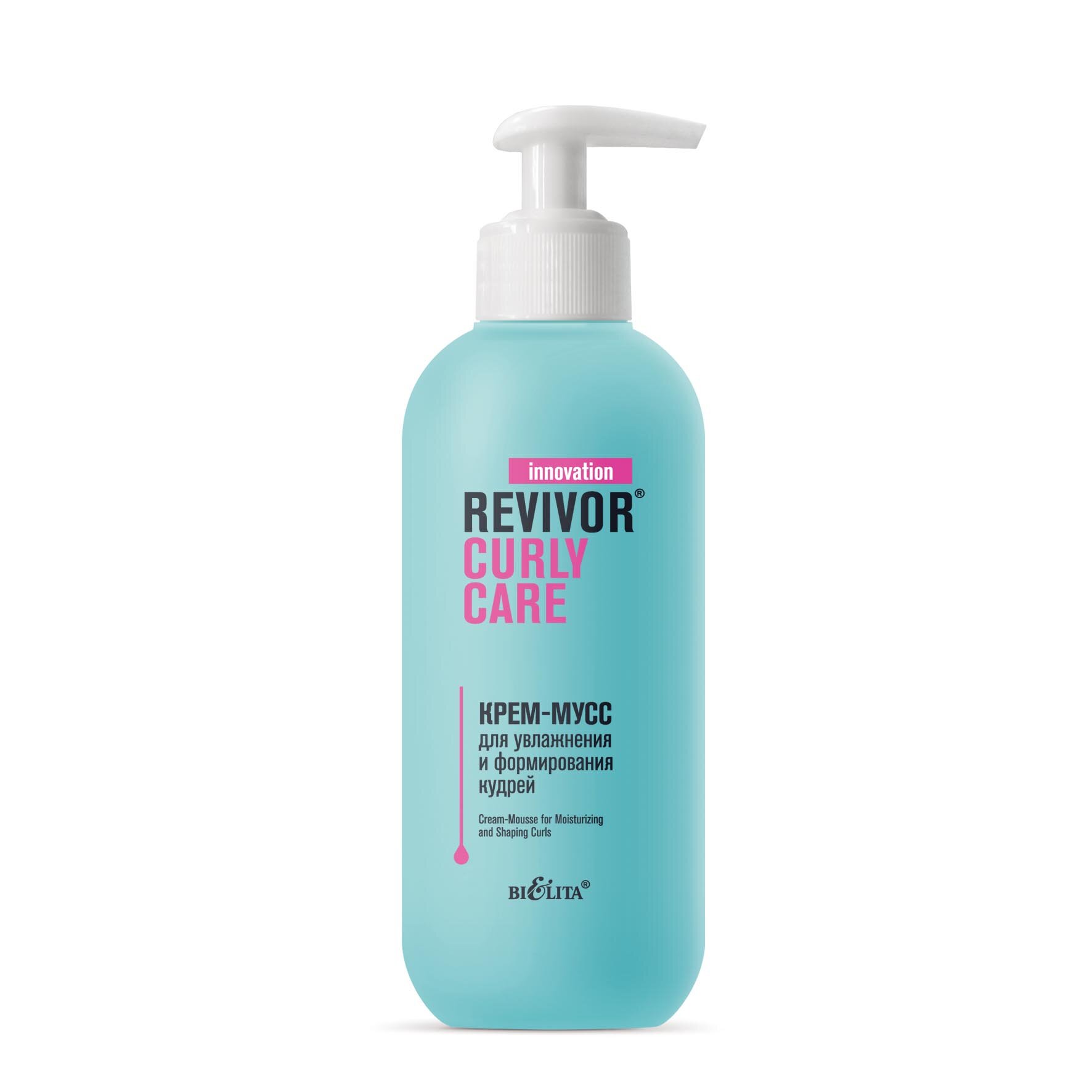 Крем-мусс Bielita "Revivor Curly Care", для кудрей, увлажняющий, 300 мл