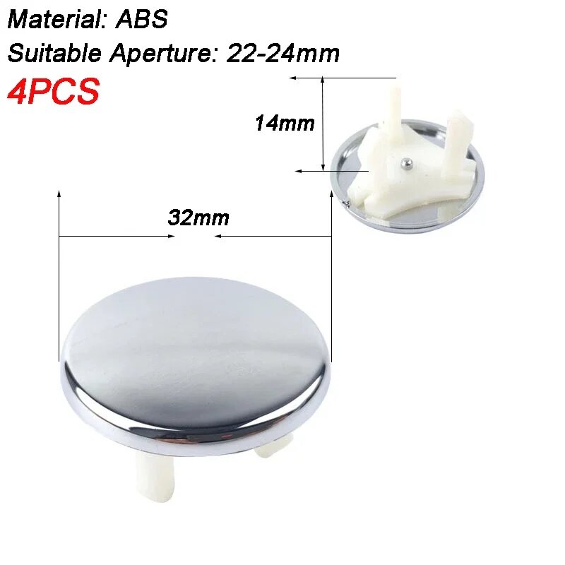 Крышка перелива для раковины серебристого цвета Monolayer