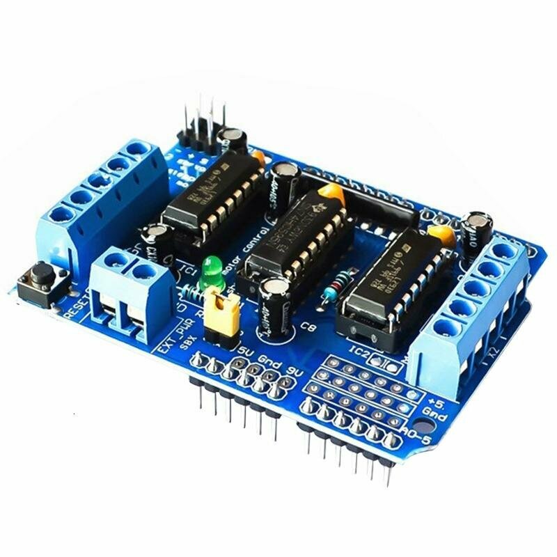 Плата расширения управления двигателями L293D