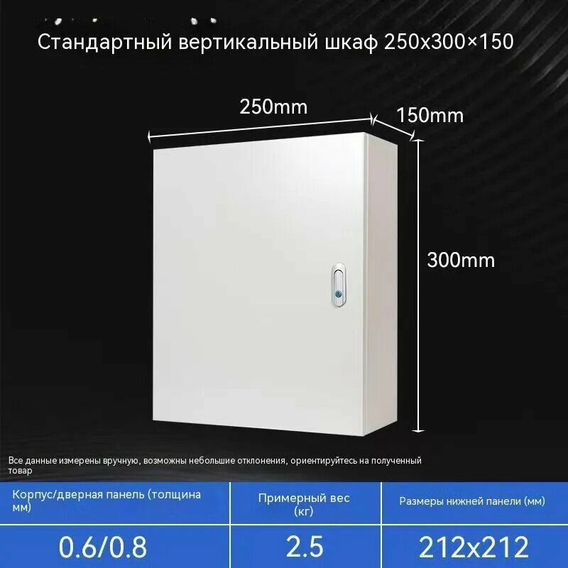 Щиток электрический с монтажной панелью металлический навесной