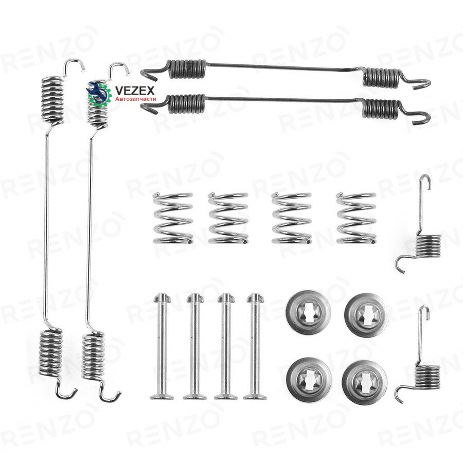 RENZO RFK008 Монтажные комплекты барабанного тормоза CITRON C3 II-III 09- PEUGEOT 208 I CA_ CC_ 12-REN RFK008
