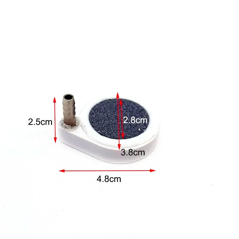 Пузырьковый камень для аквариума 35/50/80/100 мм White 3.8cm