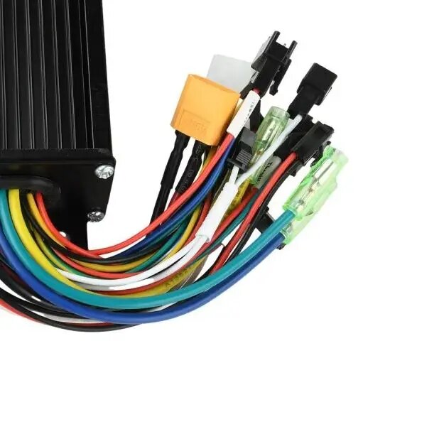 Контроллер двигателя для электровелосипеда DC36V/48V/64V 750W-1500W черный