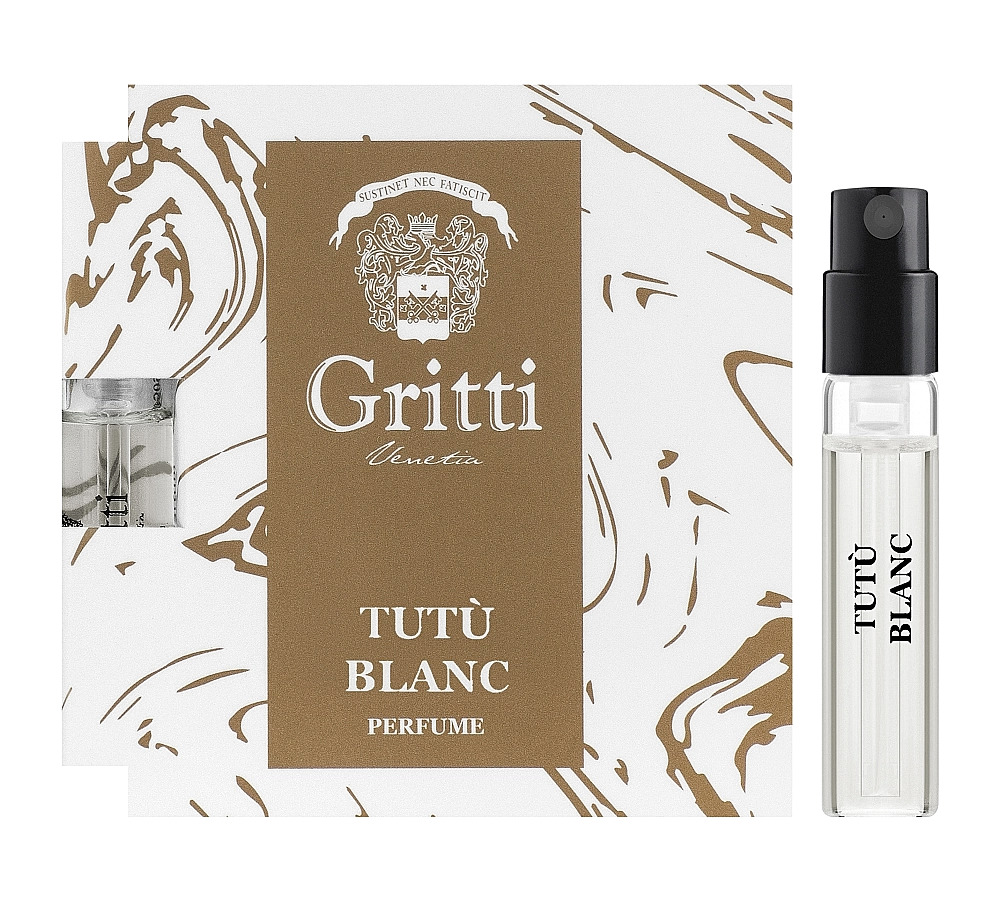 Пробник парфюмерной воды Gritti Tutu Blanc 2 мл - Гритти Тута Бланк для женщин и мужчин