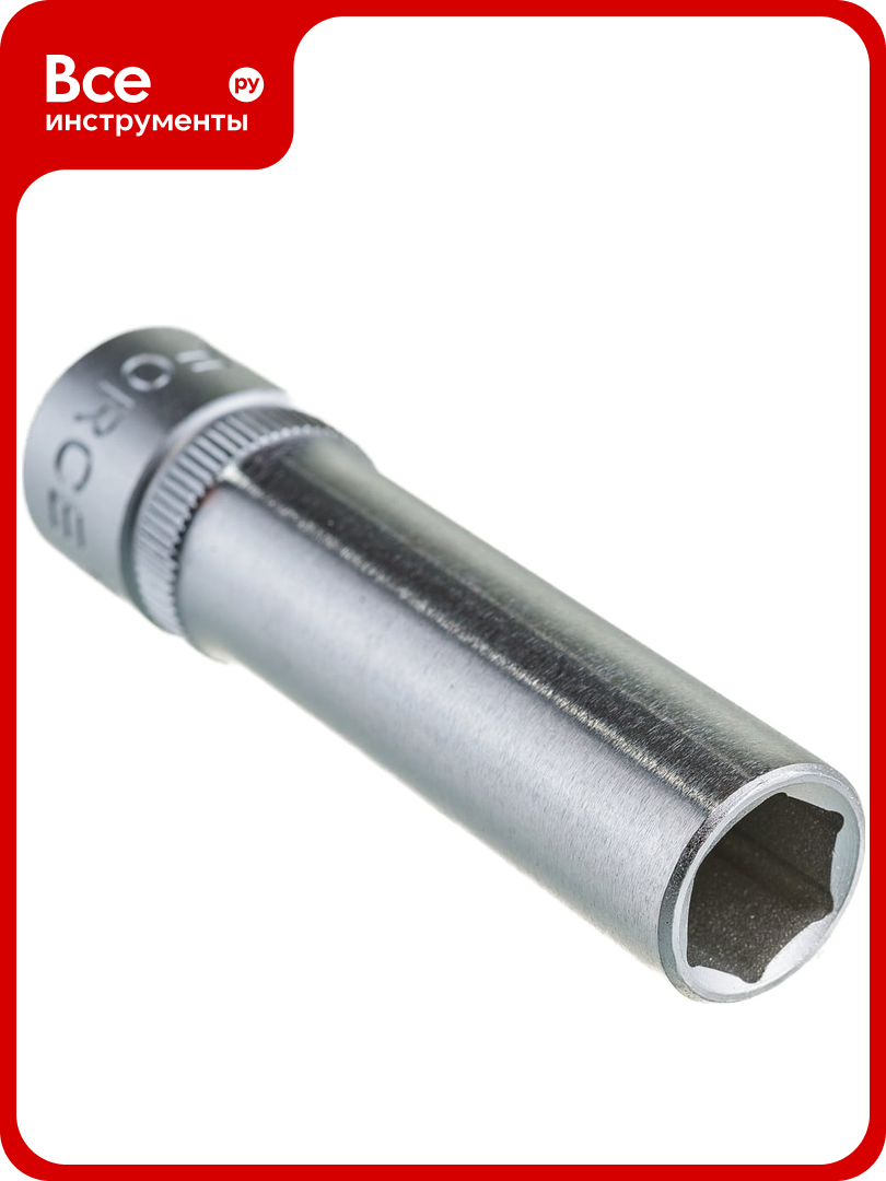 Головка 3/8", 6 гранная, 63 мм, 10 мм FORCE 5356310